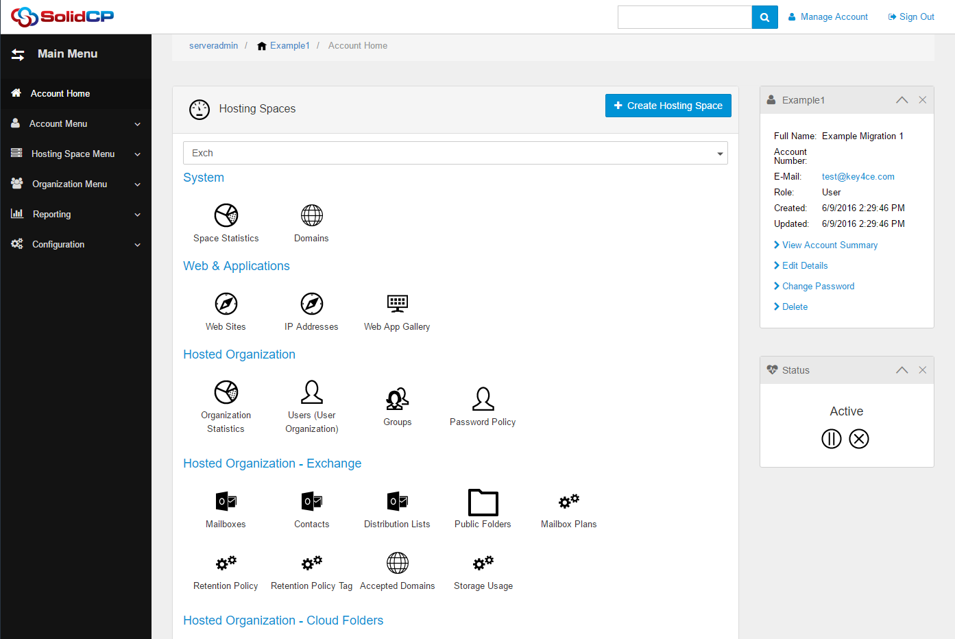 SolidCP - Multi Server Enterprise control panel for Windows