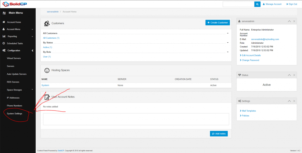 Web App Gallery Setup - SolidCP